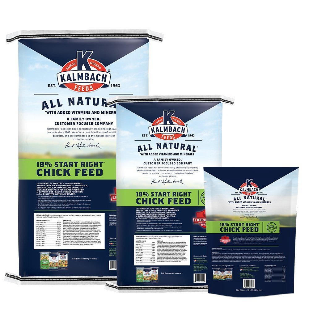 Kalmbach 18% Start Right® Chick Feed (Non-Medicated) - Gap, PA ...